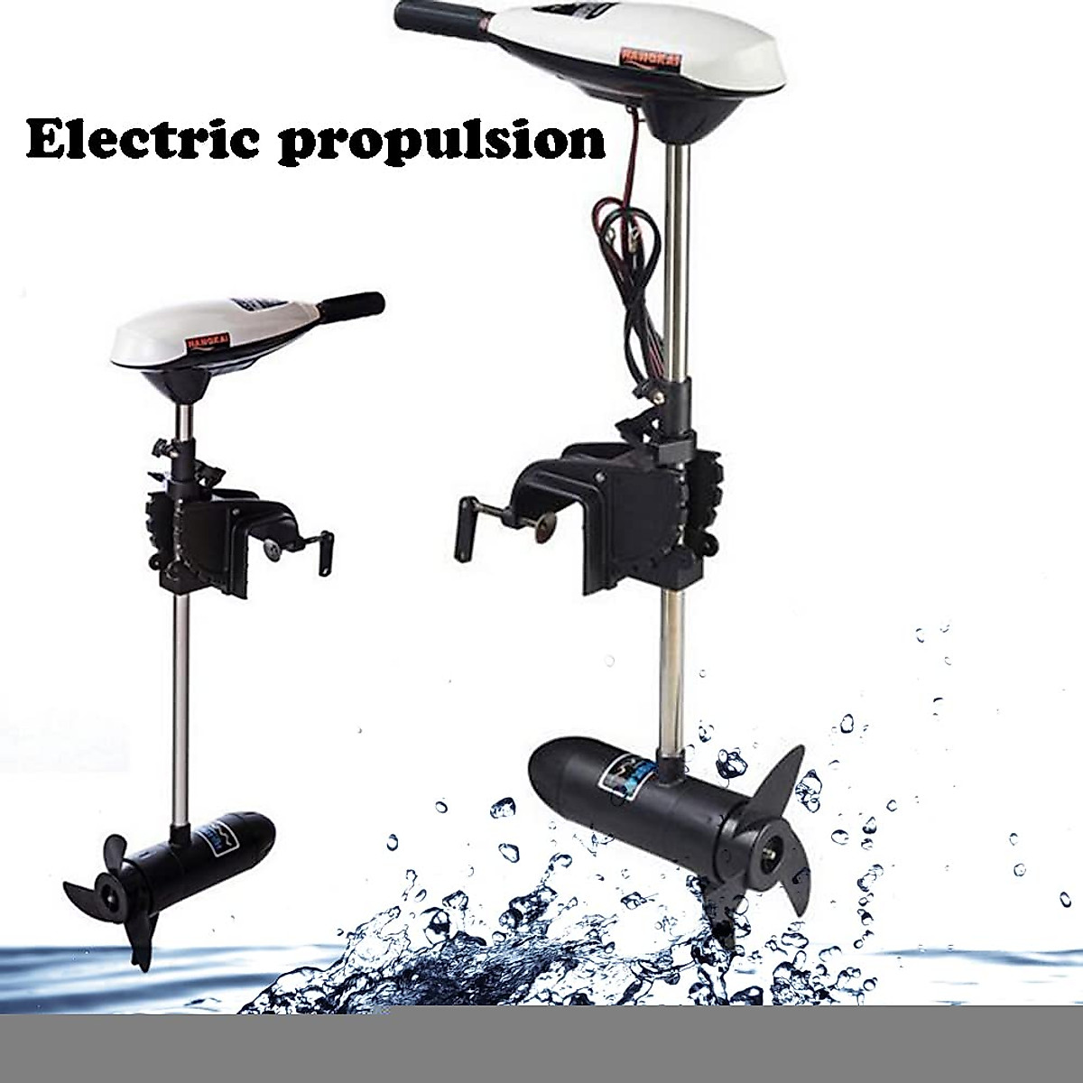 Dodoam 66 LBS 12V Electric Outboard Trolling Motor Fishing Boat Kayak Engine, for Fisheries, Aquaculture, Outdoor Sightseeing and Other Fields