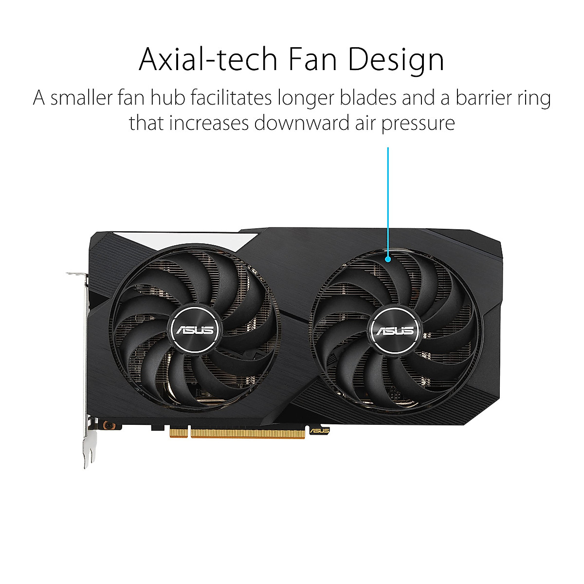 ASUS Dual Radeon RX 6600 8GB GDDR6 Graphics Card