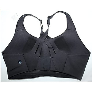 Lululemon Athletica Women's Air Support AirSupport Running Bra Womens Size 36C Running (Black - BLK/ASGY)