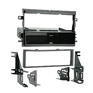 Compatible with Ford Focus 2005 2006 2007 Single DIN Stereo Harness Radio Install Dash Kit Package