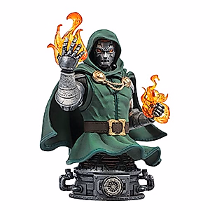 DIAMOND SELECT TOYS Marvel Doctor Doom Bust, Multicolor, 6 inches