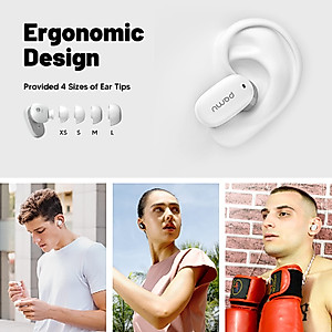 Pamu Z1 Wireless Earbuds Active Noise Cancelling Earphones Bluetooth 5.2 with Dual ANC 4 Mics ENC, in-Ear Headphones with Charging Case Hi-Fi Sound, Low Latency Game Mode, Touch Control (Grey)