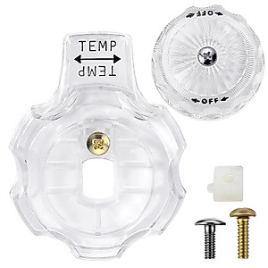 Shower Knob Replacement Compatible with Mixet MXT11 Tub Bathtub Acylic Shower Faucet Handle, Fit for Danco 88969 Shower Handle Replacement Temperature Control Trim Kit