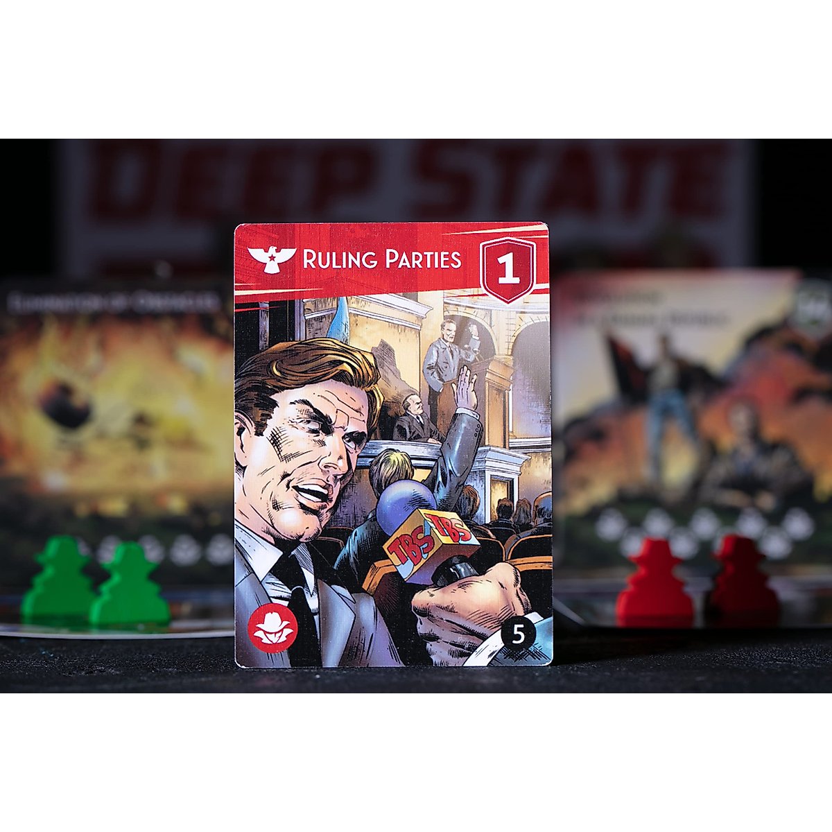 CrowD Games Deep State: New World Order | Strategy Board Game | Ages 14 and up | 1–5 Players | Average Playtime 40–75 Min | Made