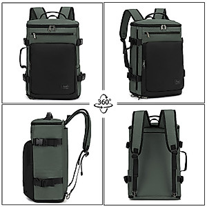 Gym Duffle Bag Backpack 4-Way Waterproof with Shoes Compartment for travel Sport Hiking laptop