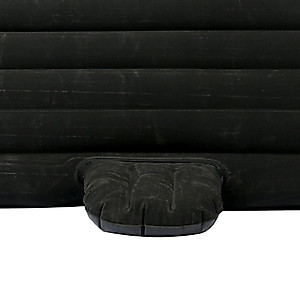 YaeTact Large Car Travel Inflatable Mattress Inflatable Bed Camping Universalwith Two Air Pillows with Pump (Black)