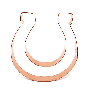 Horseshoe Copper Cookie Cutter by The Fussy Pup (4 Inch)