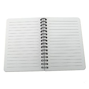 4 Pack A6 Spiral Notebook Journal,Wirebound Ruled Sketch Book Notepad Diary Memo Planner,A6 Size(5.7X4.1") & 80 Sheets (Flower B)