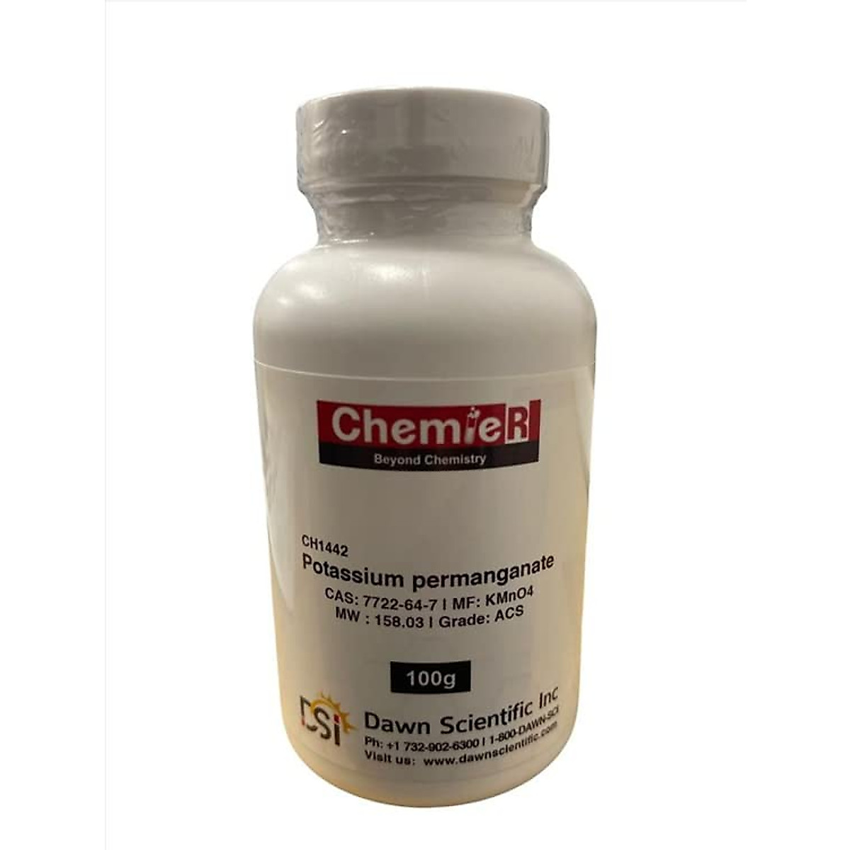 Potassium Permanganate 100g / Reagent Grade/Highly Pure from ChemieR™