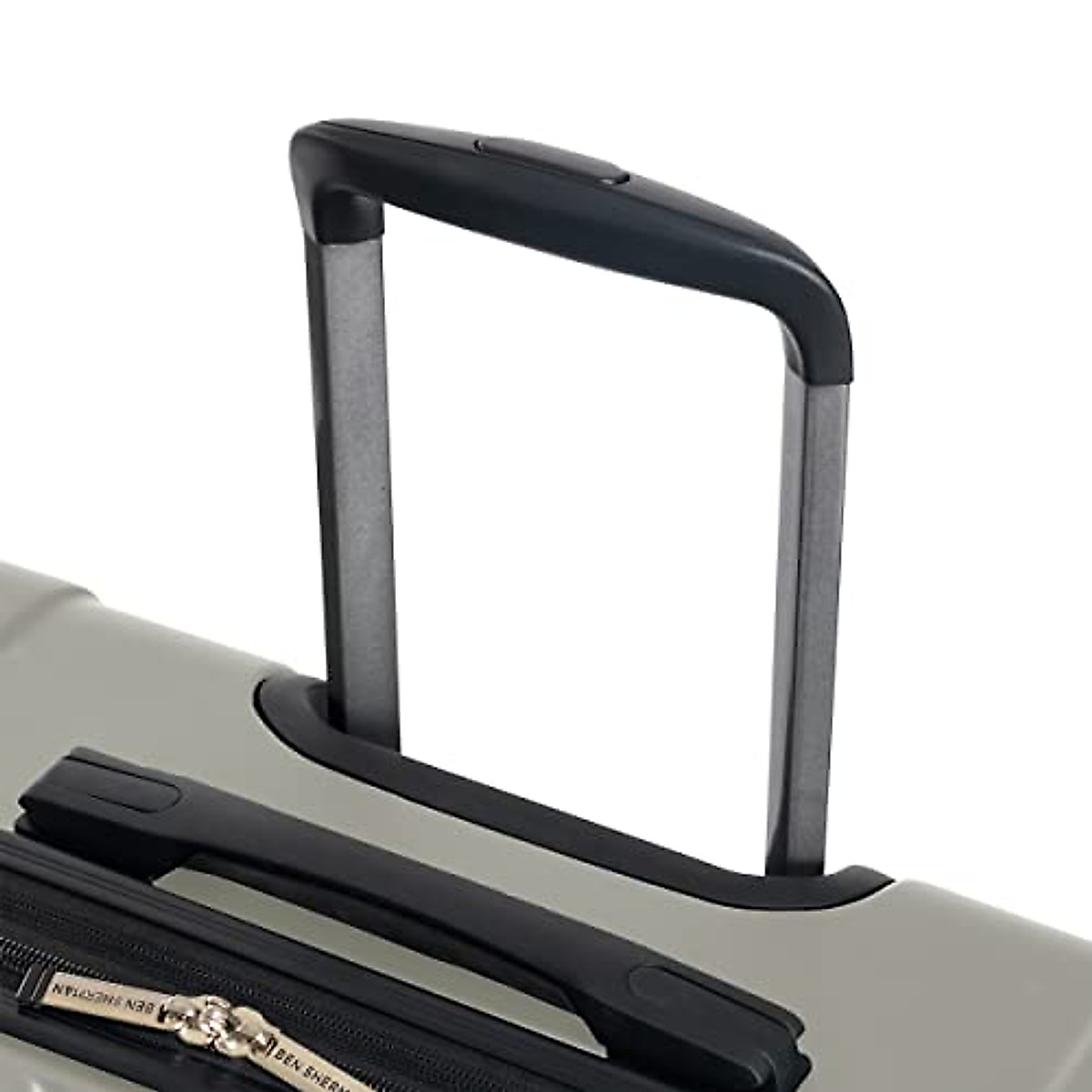 Ben Sherman Sunderland Spinner Travel Upright Luggage, Dover White, 20-Inch Carry On