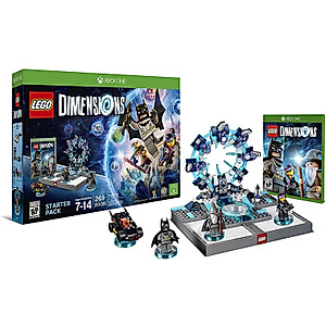 Lego Dimensions Starter Pack + The Legend of Chima Laval + Eris + Cragger Fun Packs + Portal 2 Level Pack for Xbox One