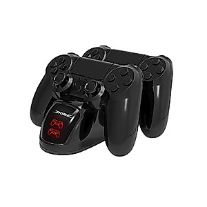 Controller Charger forPS4, Dual USB Controller Charging Station for Pstation 4/PS4/ Slim/ PS4 Pro Charging Dock Stand Station