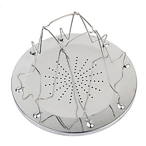 Folding Camp Stove Toaster Stainless Steel Camping Toaster Rack Holder 4 Slice Toaster Tray Cooking Breakfast 4 Toast Bread Toaster Holder Rack for BBQ Party Outdoor Hiking Camping Fishing Picnic