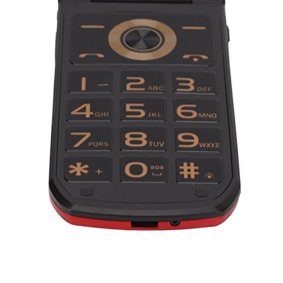 Tangxi Flip Phone for Seniors,Unlocked Senior Flip Cell Phone with Big Buttons GSM Flip Phone for Elderly,Fast Dial,Camera,Radio,Calculator,Calendar (Red)
