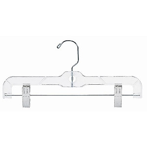 Only Hangers 12" Children's Plastic Pant/Skirt Hanger [ Bundle of 25 ]
