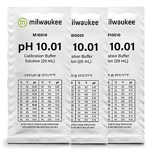 Milwaukee pH Tester Calibration 10.01 Solution - Lot of 3