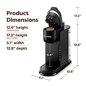 Keurig K-Express Coffee Maker, Single Serve K-Cup Pod Coffee Brewer, Black