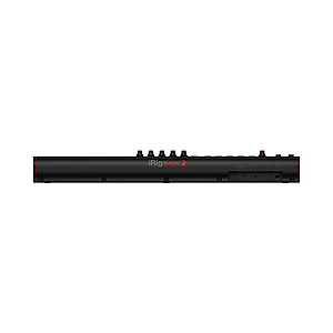 IK Multimedia iRig Keys 2 Pro portable keyboard MIDI controller with 25 velocity-sensitive synth-action keys and headphone output, for iPhone, iPad, Mac, PC, Android