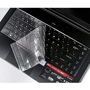 imComor for MSI GS65 GF63 PS63 Keyboard Cover Soft Ultra Thin Clear Skin for MSI GS65 GF63 Stealth Thin 15.6", MSI PS63 P65 WP65 WS65 15.6 Inch/MSI PS42 14 Inch Gaming Laptop Keyboard Protector Skin