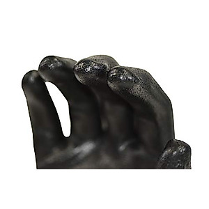 G & F Products 12 PAIRS Mens Working Gloves with Micro Foam Coating - Garden Gloves Texture Grip - men’s Work Glove For general purpose, construction, yardwork, Large (1519L-12),Grey/Black