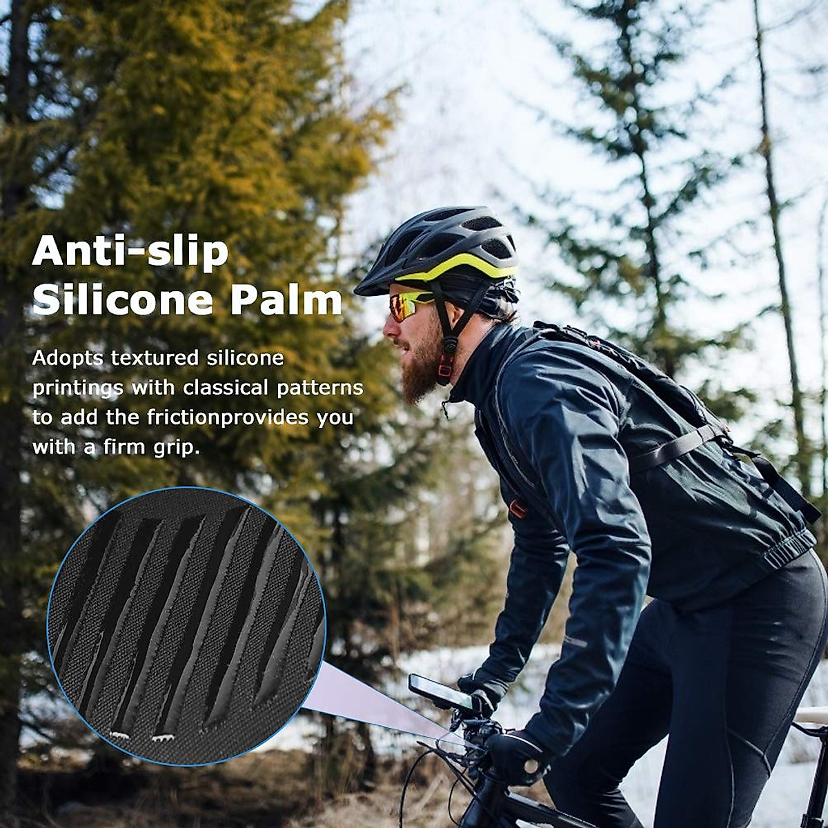 BSTIDOL Convertible Mittens Winter Fingerless Gloves with Thermal Warm Mitten Glove for Cold Weather Warm Polar Fleece for Men & Women Texting Photographing Running