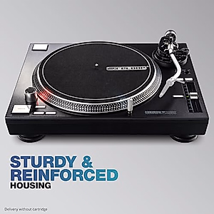 Reloop RP-7000 MK2 Professional Upper Torque Turntable System, Black