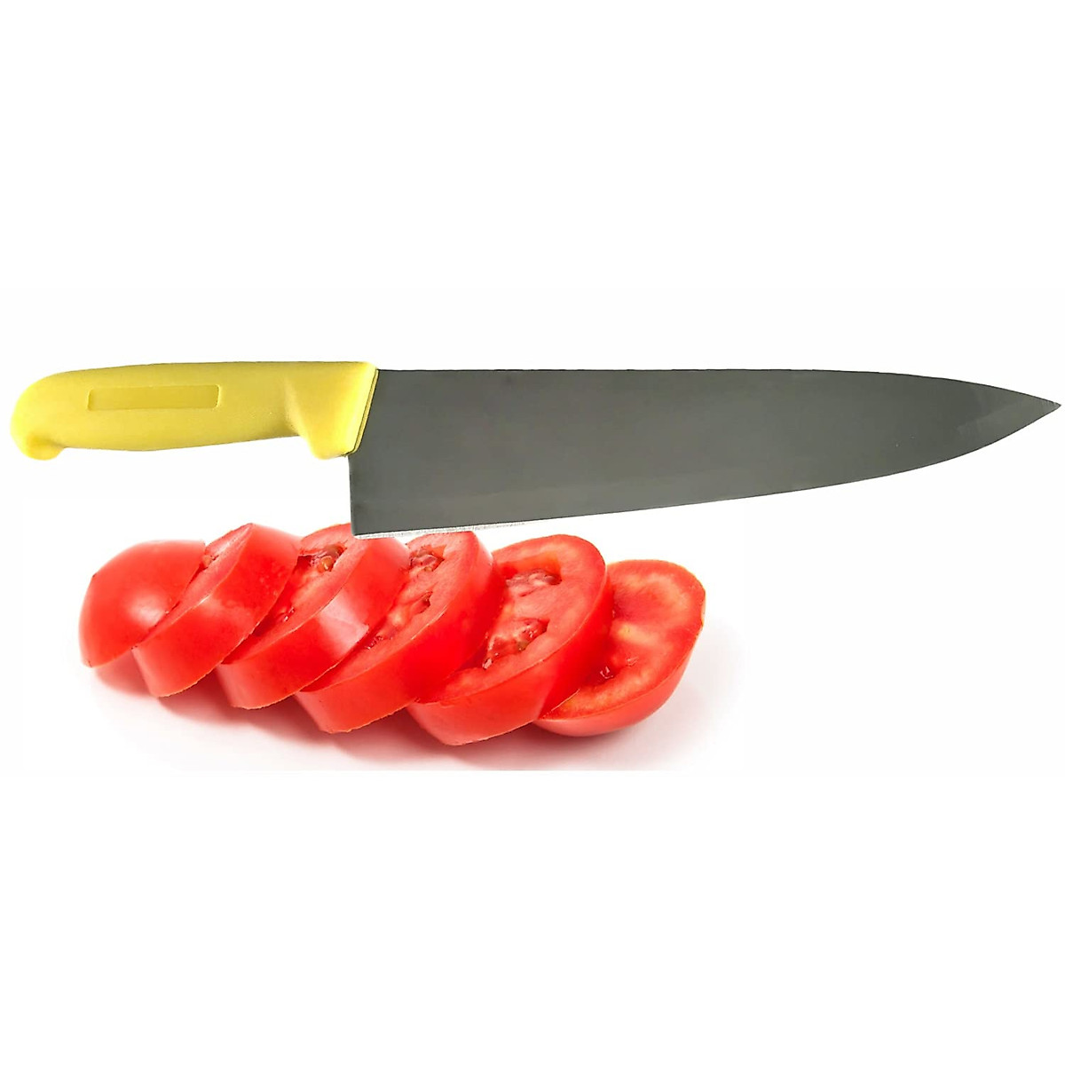 Cozzini Cutlery Imports 8" Chef Knife Assorted Colors and Packs - Razor Sharp Commercial Kitchen Cutlery - Cook's Knives (Mixed - 1 of Each Color)