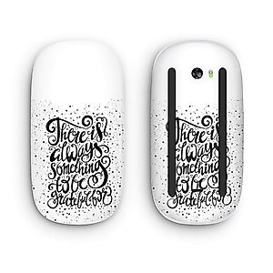 Design Skinz There is Always Something to Be Grateful Compatible with Vinyl Decal Compatible with The Apple Magic Mouse 2 (Wireless, Rechargable) with Multi-Touch Surface