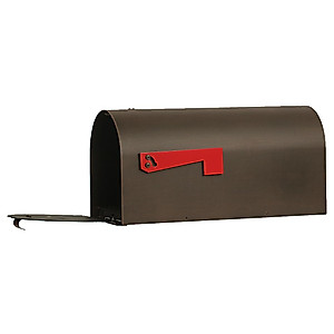 Special Lite Titan Aluminum Curbside Mailbox - Copper Aluminum Mailbox for Post Mount - SCH-1016A-CP