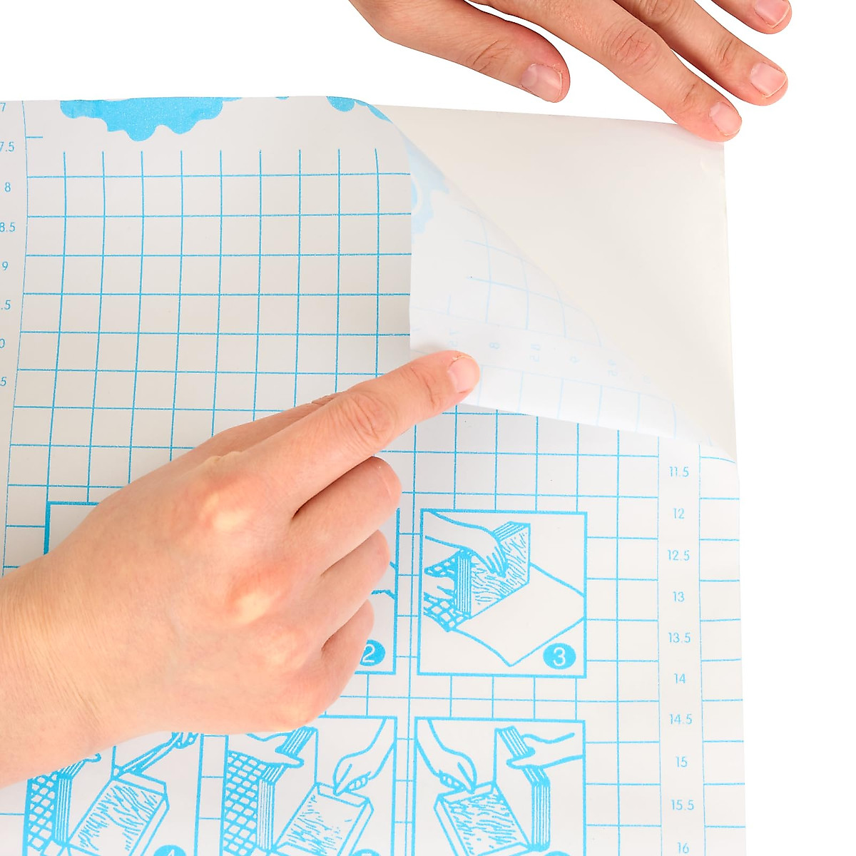 Colorations® Crystal Clear Cover, 18 inches x 9 feet, Protects Artwork, Artwork Saver, Self Adhesive Shelf Liner, Book Cover, Transparent Liner