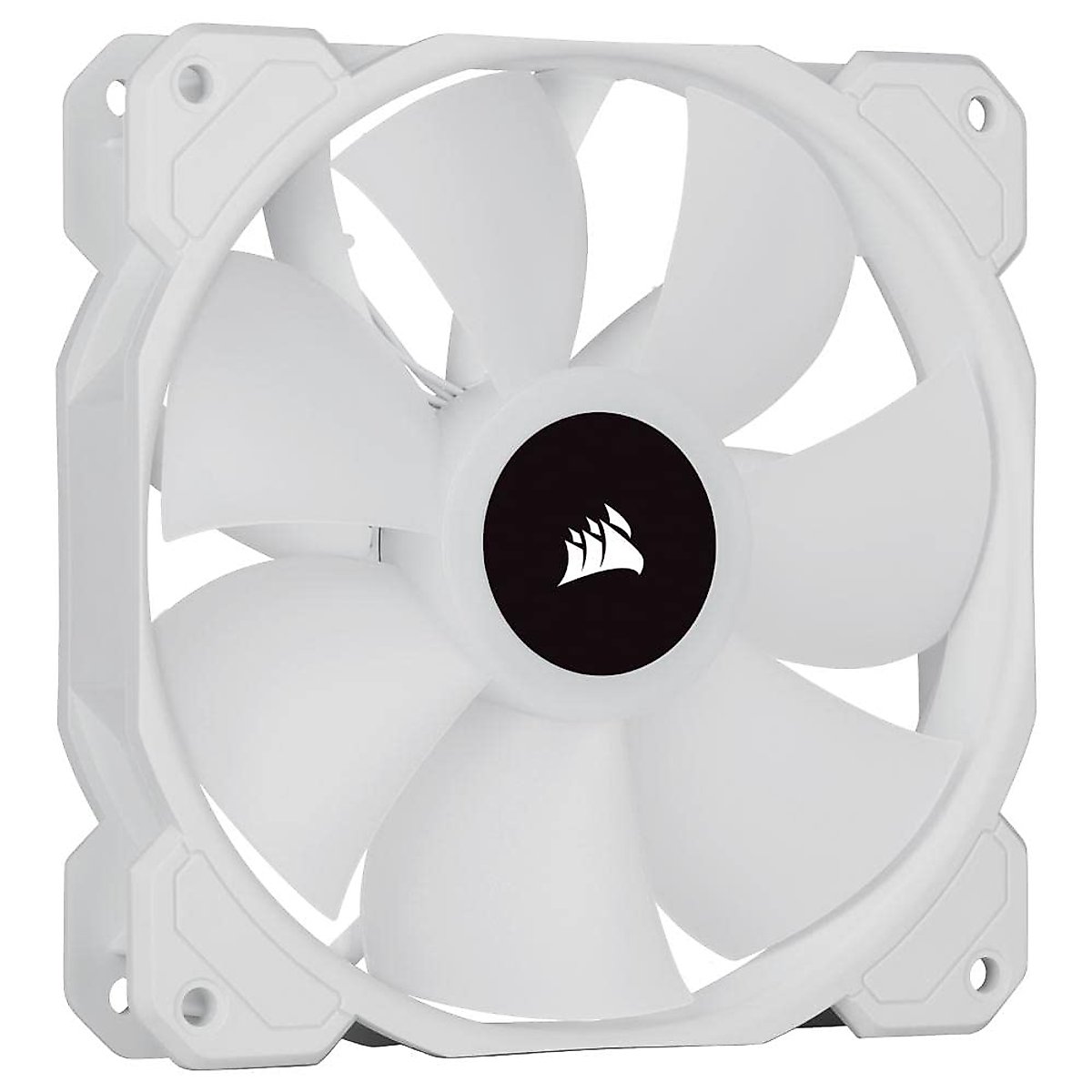 CORSAIR iCUE SP120 RGB ELITE Performance 120mm PWM Triple Fan Kit with iCUE Lighting Node CORE - White