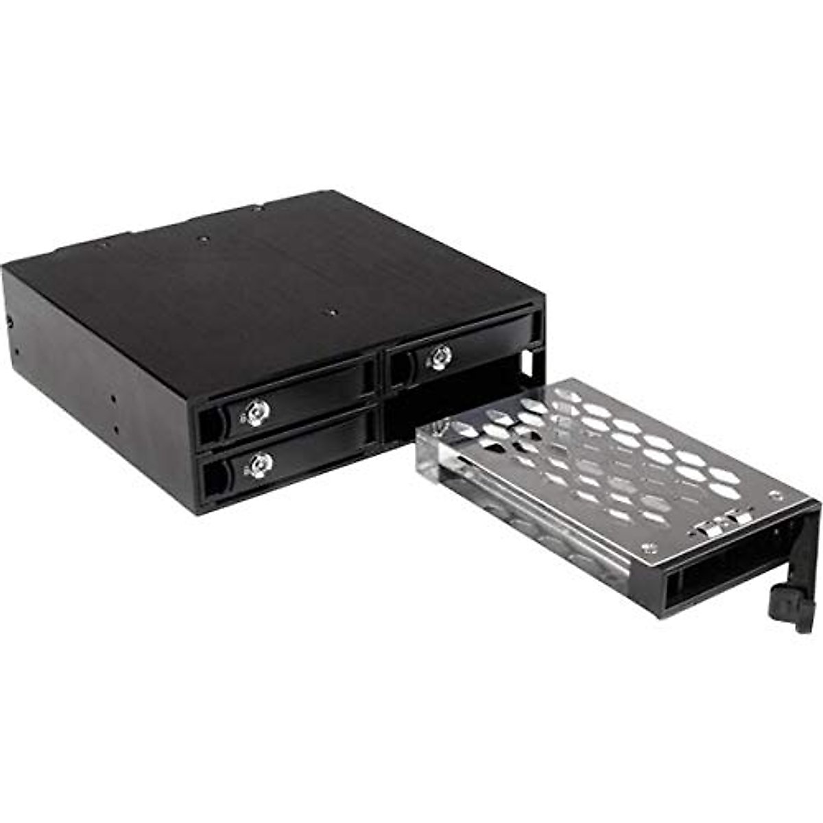 StarTech.com 4-Bay Mobile Rack Backplane for 2.5in SATA/SAS Drives - Hot Swap SSDs/HDDs from 5-15mm - Supports SAS II & SATA III (6 Gbps) , TAA (SATSASBP425)