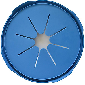 LitterBin Bucket Trash Lid - Blue