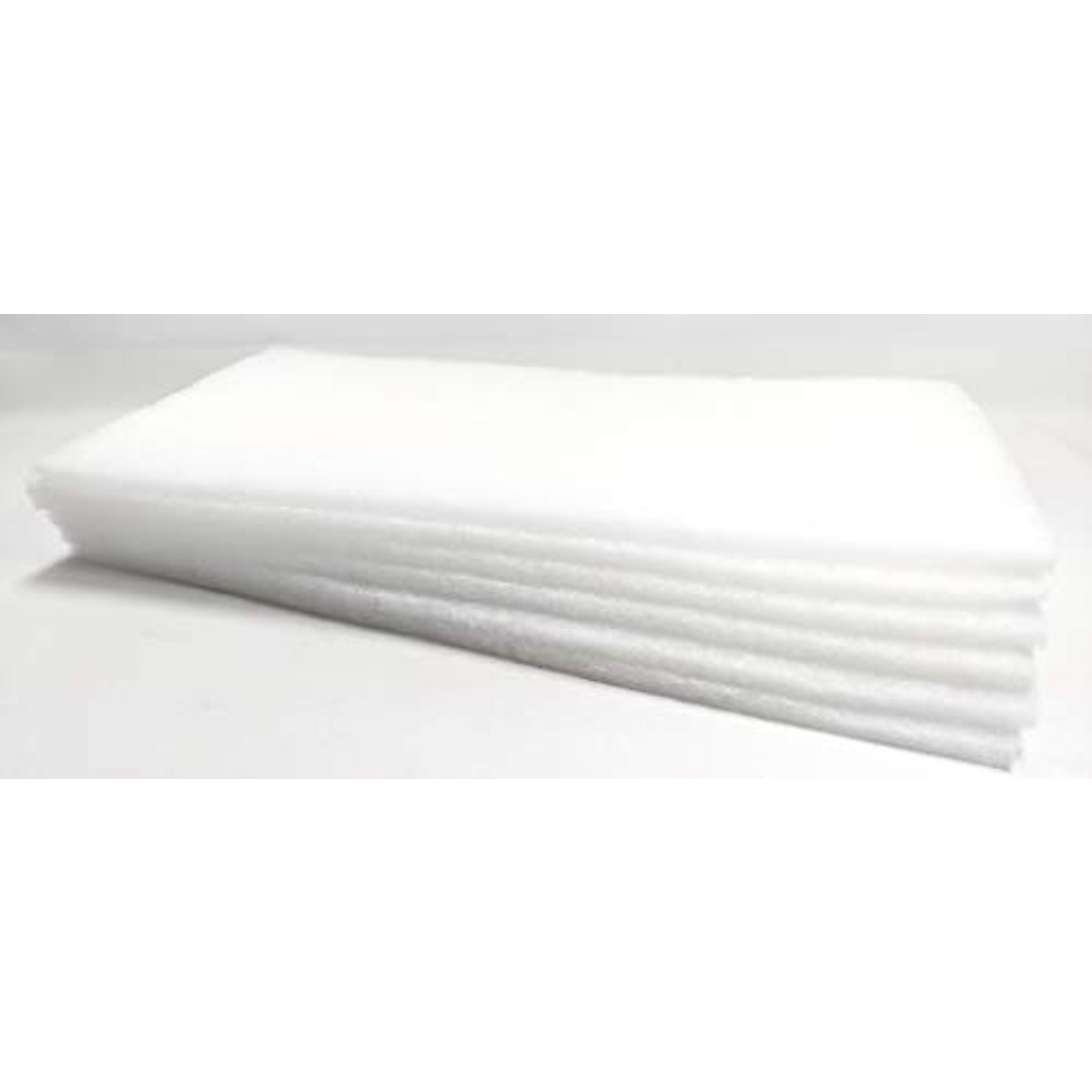 Aquarium Filter Media Cut to Fit Bulk 6 Pieces 10"x 20"x 1/2" Bonded Polyester Fiber for Aquarium Ponds Aquatic Garden Fountain Filter Pad