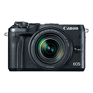 Canon EOS M6 (Black) 18-150mm f/3.5-6.3 is STM Kit, 100