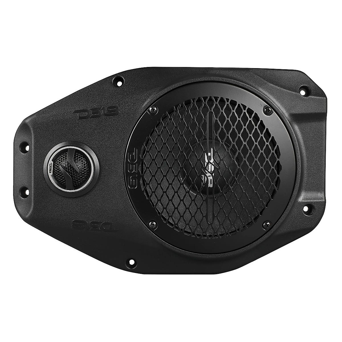 DS18 JL-SB6 Sound Bar Enclosure Upgrade with 6.5" Neodymium Mid-Range and Tweeter Compatible with Jeep Wrangler JL/JLU | Gladiator JT Models 2018-2023 Left and Right Speakers (Pair)