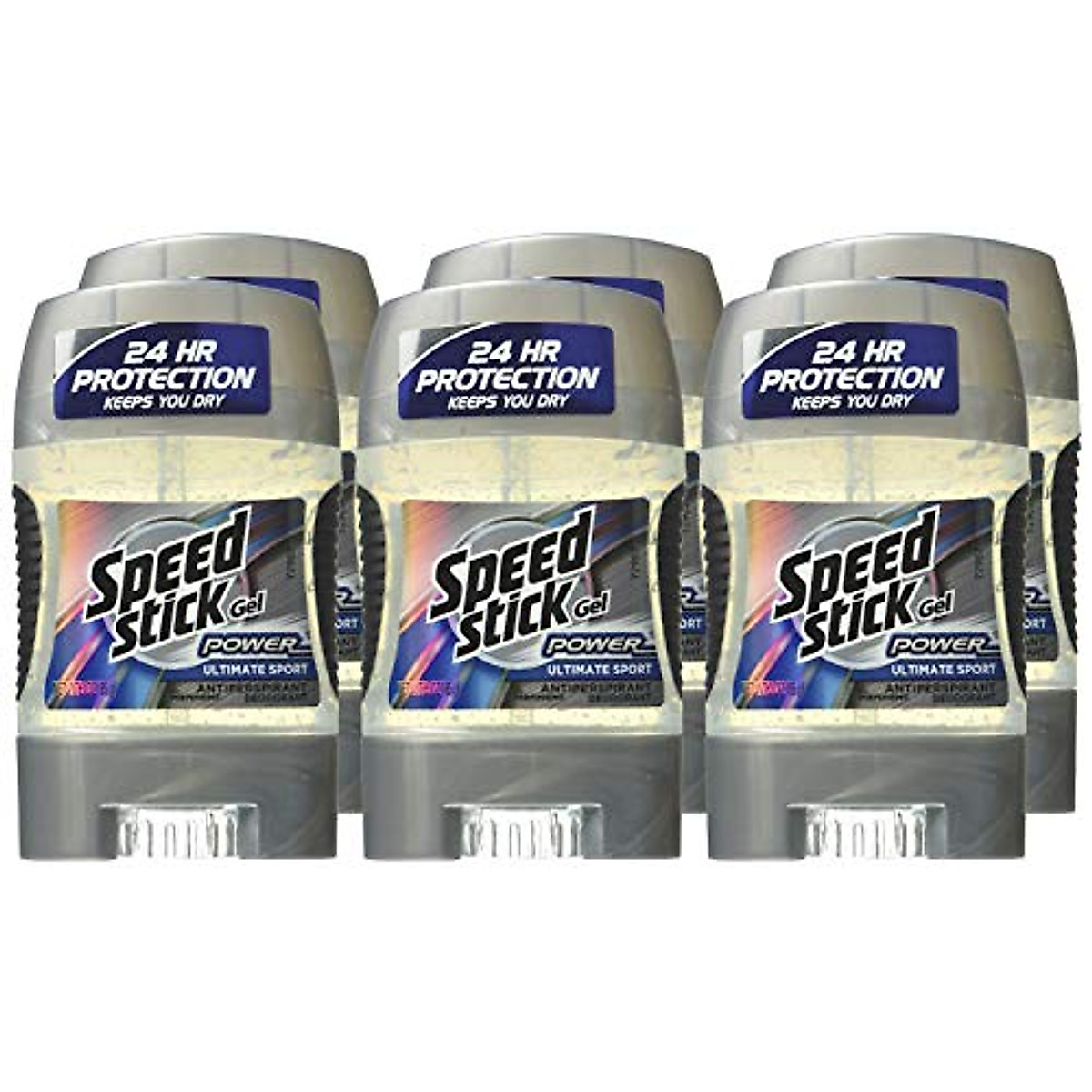 Mennen Speed Stick Power Antiperspirant Deodorant for Men, Ultimate Sport, 3 Oz, Pack of 6
