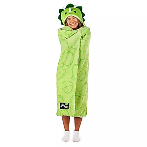 Franco Squishmallows Bedding Super Soft and Cozy Wearable Hooded Throw Blanket, 50" X 30" (Official Licensed Product) (Print May Vary)