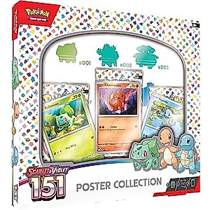 Pokemon TCG Scarlet & Violet 3.5 Pokemon 151 Poster Collection