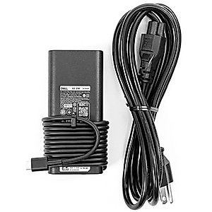 Dell 65W USB-C Laptop Charger for XPS and Latitude 5000 - Power Cord Included