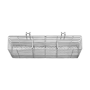 iPEGTOP Cutlery Utensil Silverware Drying Rack Chopsticks Basket Holder with Hooks - Flatware Storage Solution for Kitchen Dish Drainer Dish Drying Rack, Rust Proof