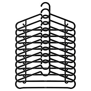 Ikea SPRUTTIG Hanger, Black (Pack of 10)(Polypropylene)