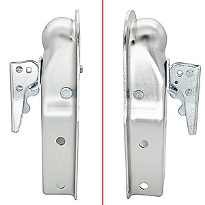 Straight Tongue Trailer Coupler, LIYYOO Trailer Hitch Ball Coupler(Ball 2", Channel 2-1/2", 3500LBS) for Towing RV, Boat, Camper w/GTW Straight Trailer Coupler.