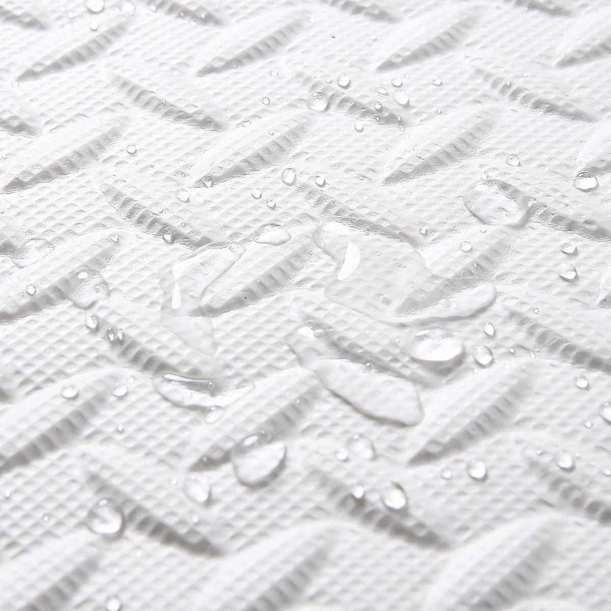 Tamiplay Foam Play Mat for Baby, 0.4 Inch EVA Soft Non-Toxic Baby Playmat, Interlocking Floor Mats, Solid Colored Foam Puzzled Floor Mats, Baby Play Mat Exercise Mats, 16 Tiles(White/Black)