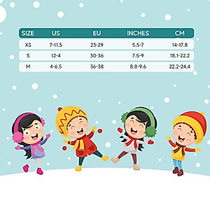 findway Kids Ski Socks, Merino Wool (2/3 Pairs) OTC Snow Socks, Winter Warm Skiing Snowboarding for Toddler Boys and Girls