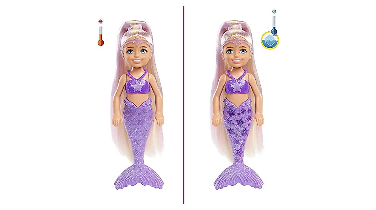 Barbie Color Reveal Mermaid Doll - 6 Surprises Await