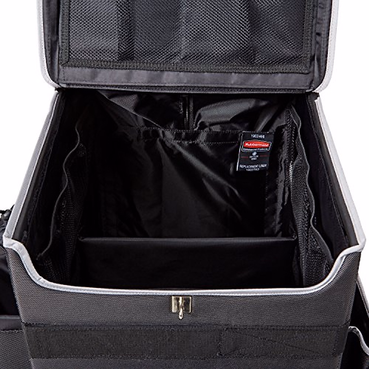 Rubbermaid Commercial Products Executive Janitorial Housekeeping Quick Cart, Medium, 1902466,Dark Gray