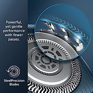 Philips Norelco Shaver 7200, Rechargeable Wet & Dry Electric Shaver with SenseIQ Technology and Pop-up Trimmer S7887/82