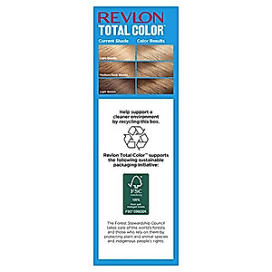 Revlon Total Color Permanent Hair Color, Clean and Vegan, 100% Gray Coverage Hair Dye, 81 Medium Ash Blonde, 3.5 oz
