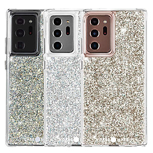 Case-Mate Samsung Note 20 Ultra Case - 6.9" Twinkle Stardust - 10ft Drop Protection with Wireless Charging - Luxury Bling Glitter Case for Note 20 Ultra - Anti Scratch, Shock Absorbing Materials